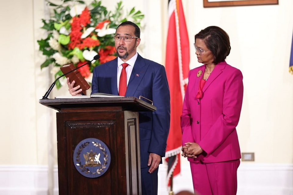 Stuart Young sworn-in as new Prime Minister of TT - INews Guyana