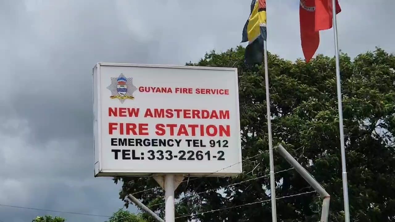 New Amsterdam Fire Station numbers out of order - INews Guyana