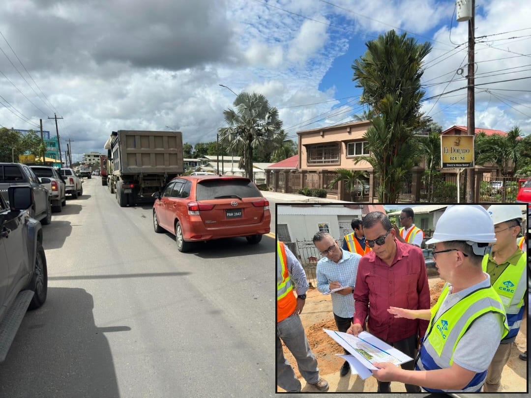 US$75.8M EBD road improvement project 50% completed - INews Guyana
